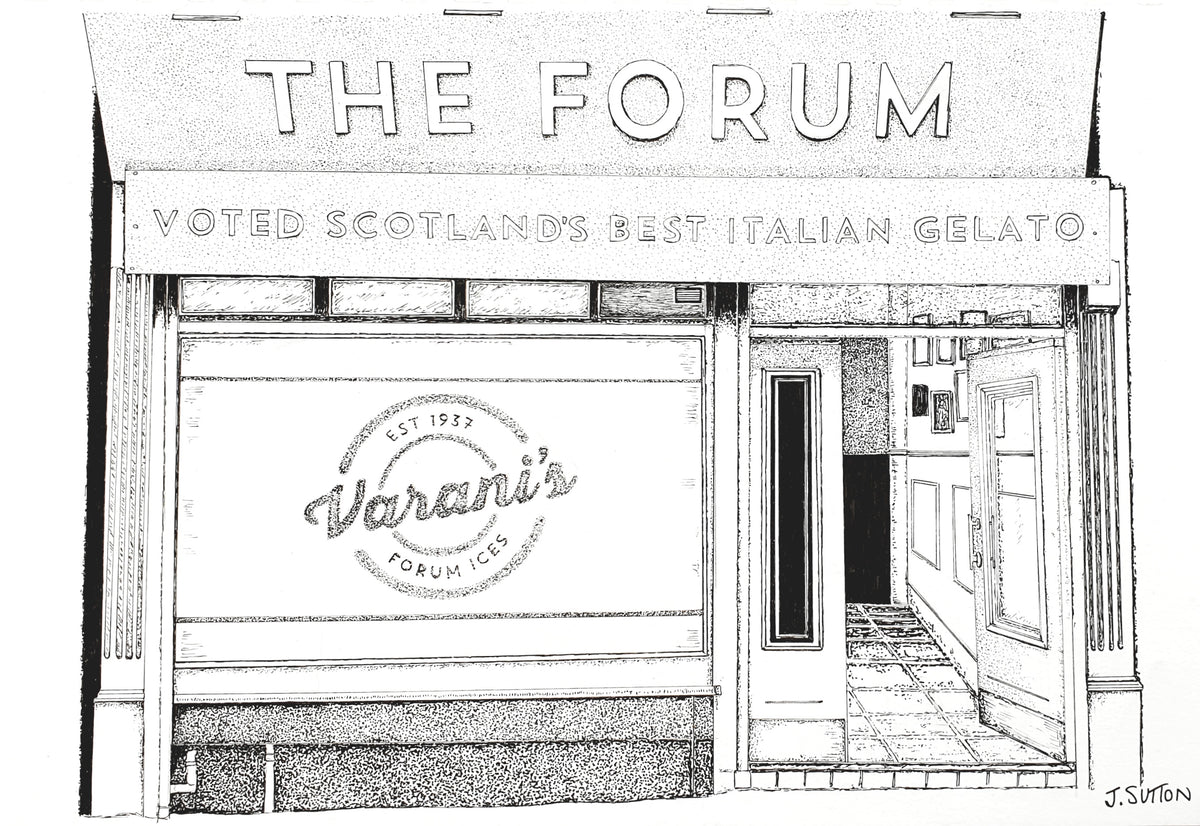 Varani's Forum Café – Jack Sutton Draws